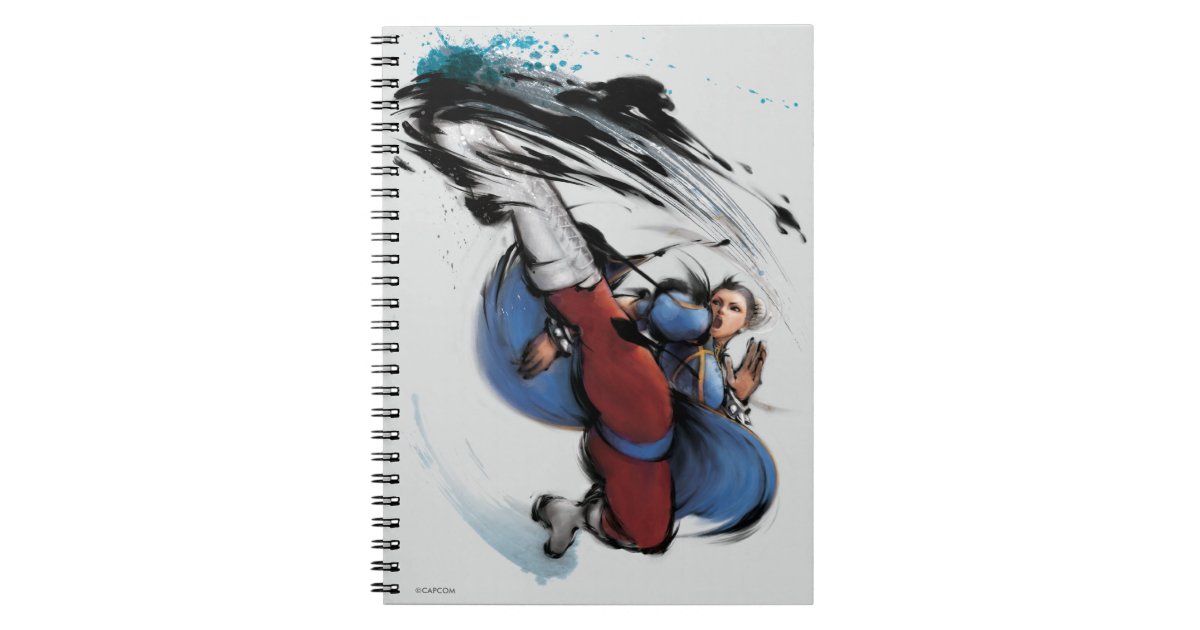 Chun-Li Kick Notebook | Zazzle