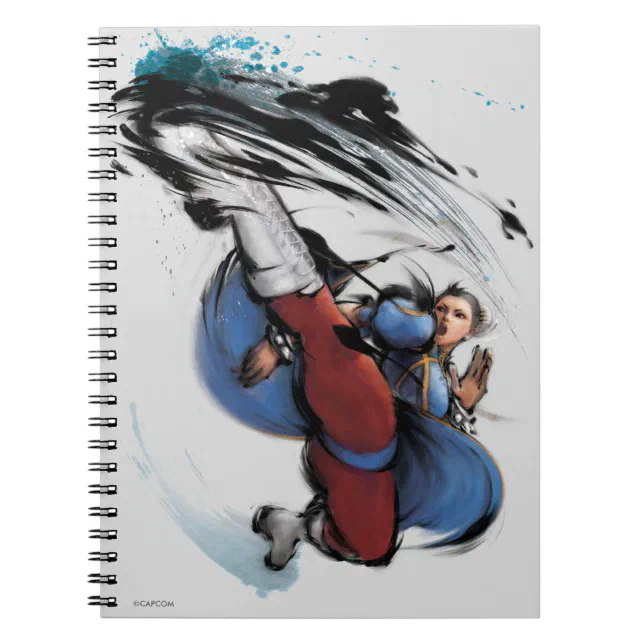 Chun-Li Kick Notebook | Zazzle