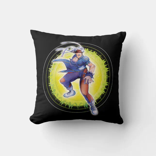 Chun-Li Throw Pillow | Zazzle