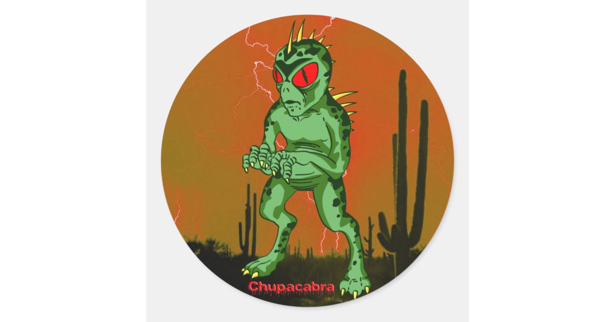 Chupacabra Sticker | Zazzle