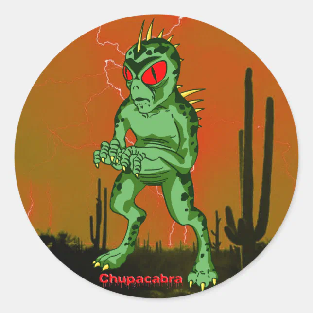 Chupacabra Sticker | Zazzle