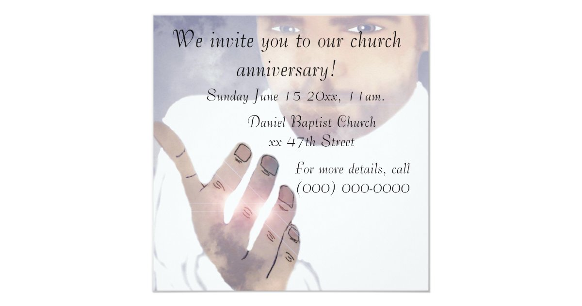 Church anniversary Invitation | Zazzle.com