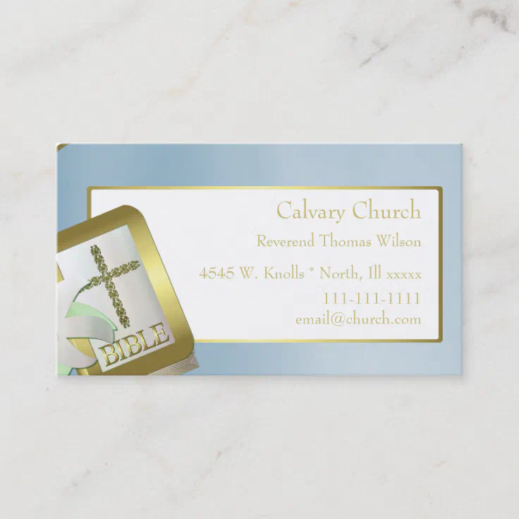 Church Business Cards | Zazzle