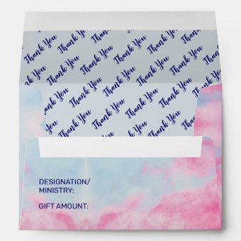 Church Charity Tithes Offering Collections Cash Envelope | Zazzle