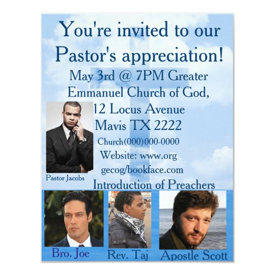 Church invitation personalize | Zazzle.com