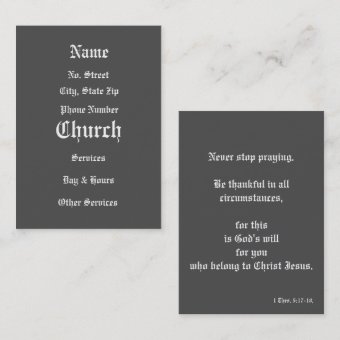 Church Invite Card | Zazzle