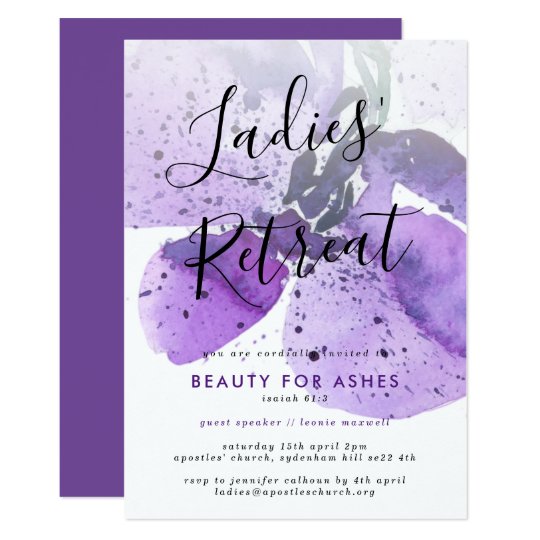 Church Ladies Retreat/Conference/Event Invitation | Zazzle.com