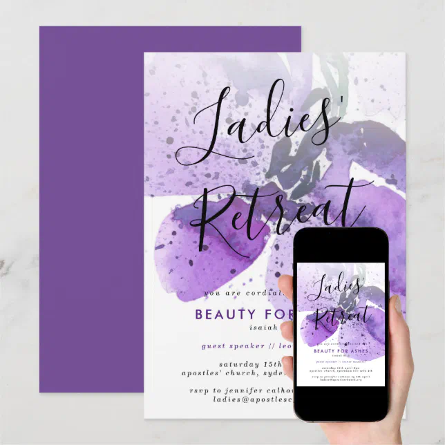 Church Ladies Retreat/Conference/Event Invitation | Zazzle