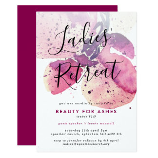 Retreat Invitations & Announcements | Zazzle