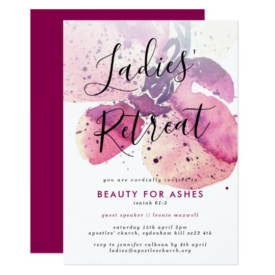 Church Ladies Retreat/Conference/Event Invitation | Zazzle.com