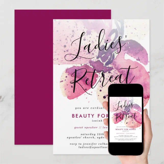 Church Ladies Retreat/Conference/Event Invitation | Zazzle