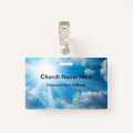 Church Pastor And Clergy Faith Name Badge | Zazzle