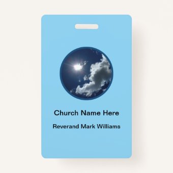 Church Pastor Clergy Faith Name Badges | Zazzle