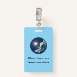 Church Pastor Clergy Faith Name Badges | Zazzle