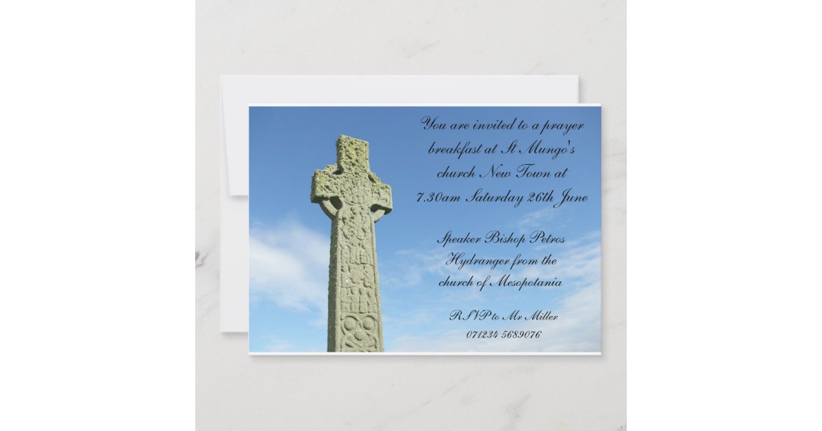 Church prayer breakfast Invitation | Zazzle