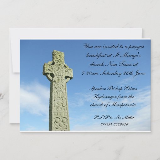 Church prayer breakfast Invitation | Zazzle
