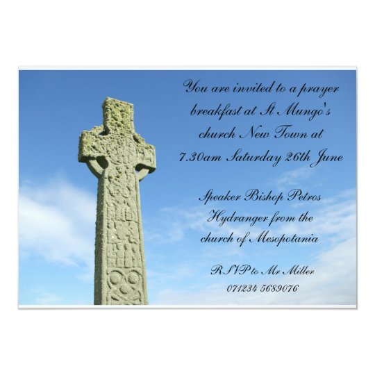 Church prayer breakfast Invitation | Zazzle.com