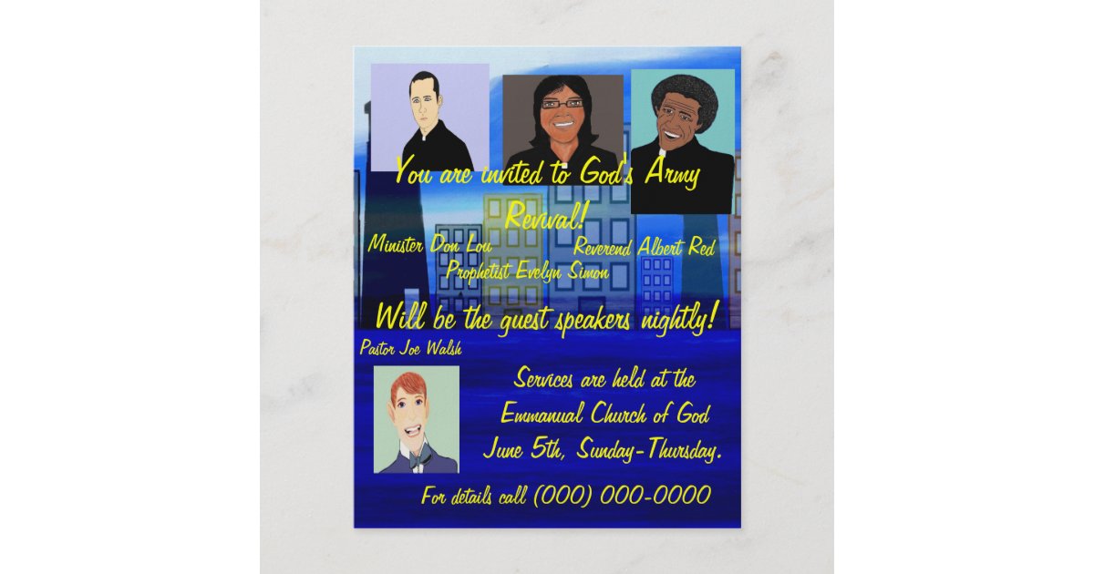 Church revival Flyer | Zazzle
