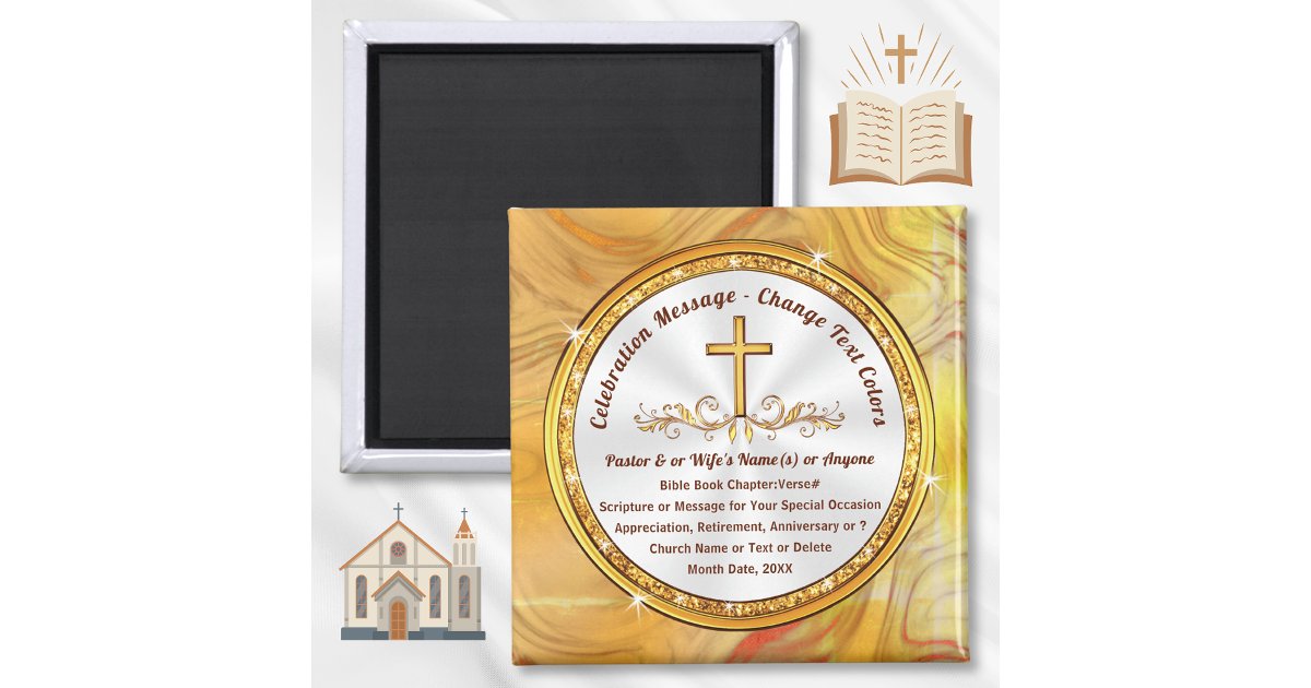 Church Souvenirs for Anniversary or Any Occasions, Magnet | Zazzle