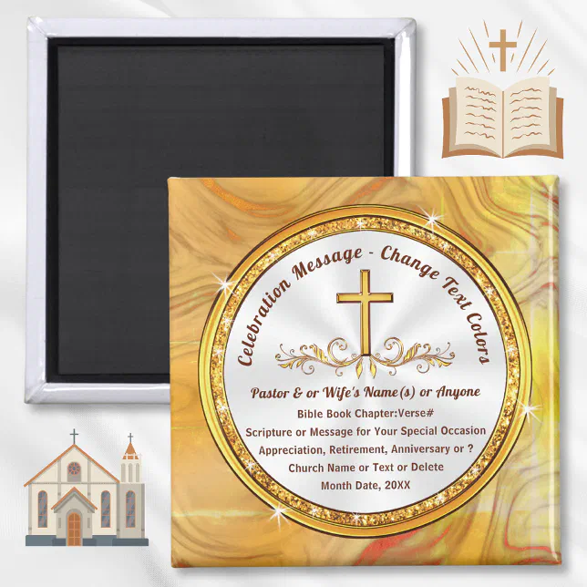 Church Souvenirs for Anniversary or Any Occasions, Magnet | Zazzle