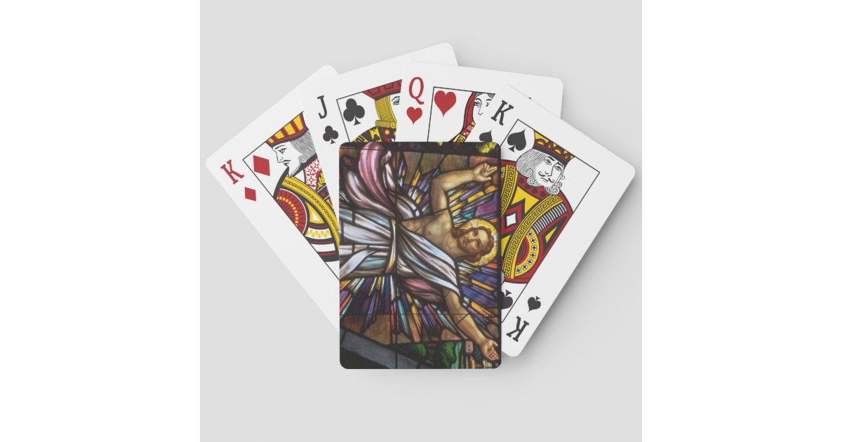Church Windows Playing Cards | Zazzle