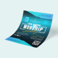Church Worship Sunday Marketing Advertisement Flyer | Zazzle