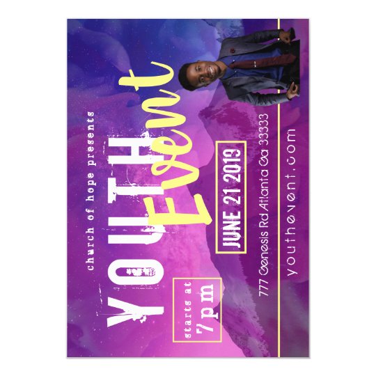 Church Youth Event Invitation | Zazzle.com