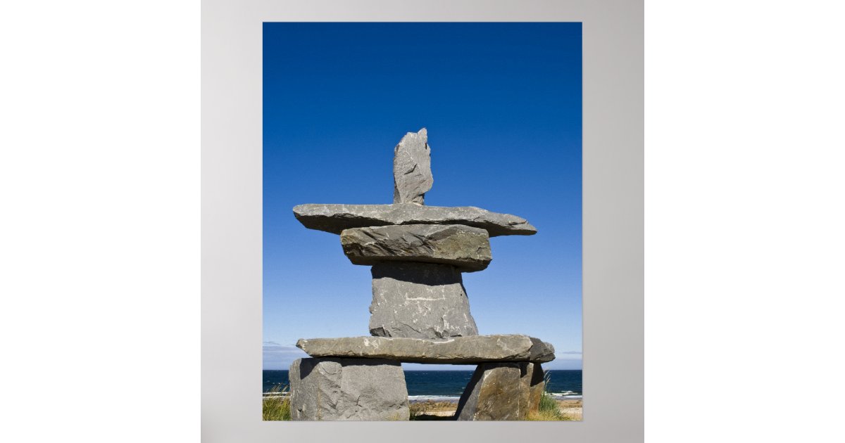 Churchill, Manitoba. Inukshuk Poster | Zazzle