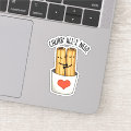Churr All I Need Funny Churros Pun Sticker | Zazzle