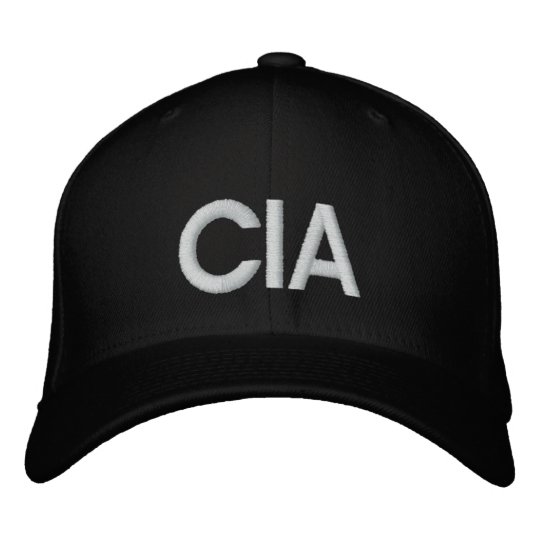 CIA EMBROIDERED BASEBALL CAP | Zazzle.com