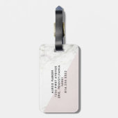 Ciao | Italian Hello and Goodbye on Marble Look Luggage Tag | Zazzle