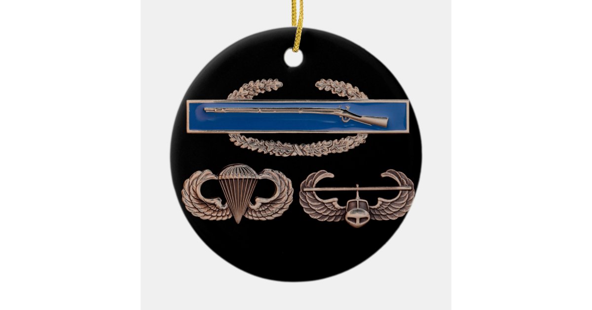 CIB Airborne Air Assault Ceramic Ornament | Zazzle