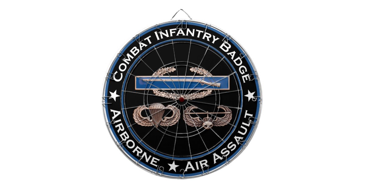 CIB Airborne Air Assault Dartboard | Zazzle