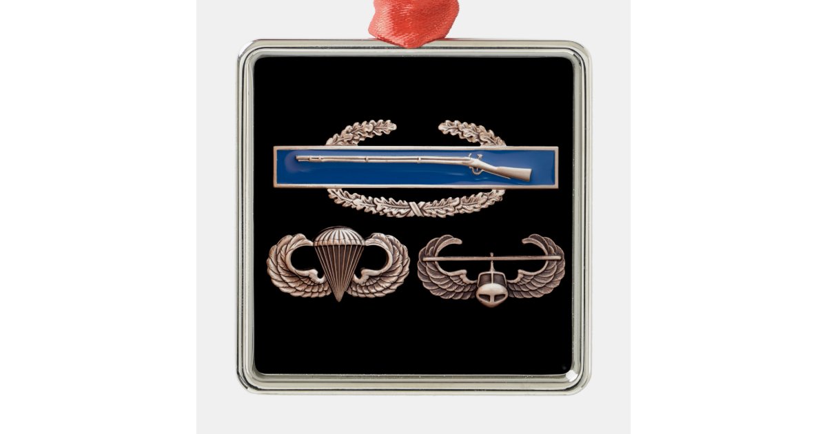 CIB Airborne Air Assault Metal Ornament | Zazzle