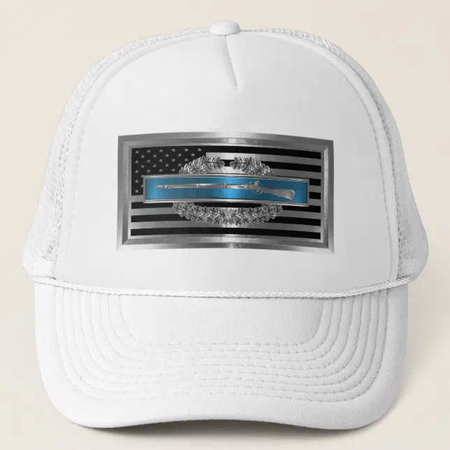 CIB Combat -Combat Infantryman Badge Trucker Hat | Zazzle