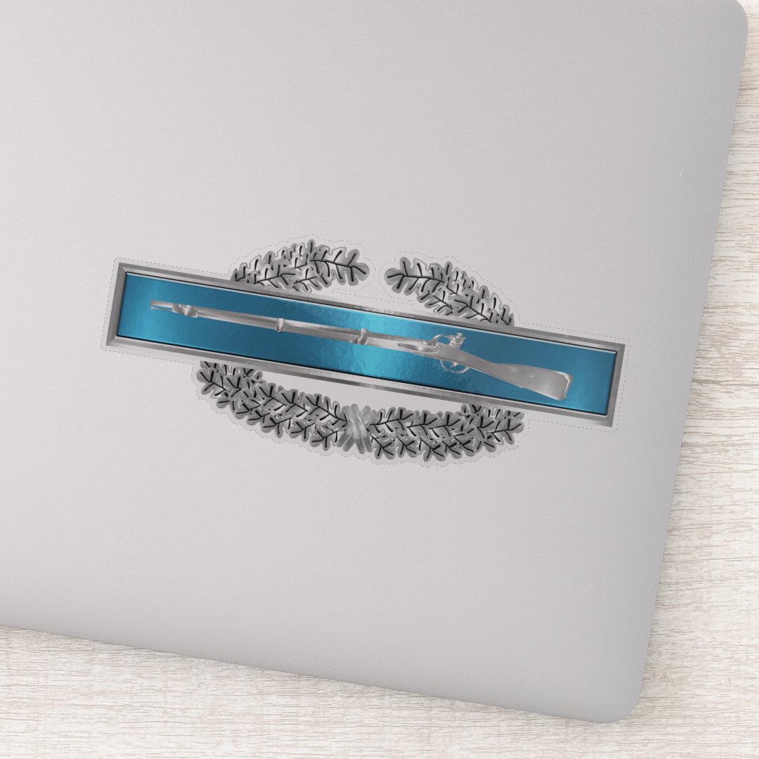 CIB - Combat Infantryman Badge Sticker | Zazzle