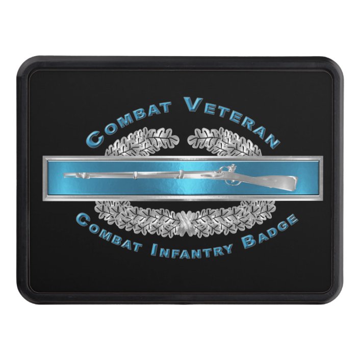 CIB Combat Veteran-Combat Infantryman Badge Hitch Cover | Zazzle.com