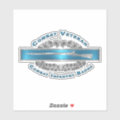 CIB Star Combat Veteran-Combat Infantryman Badge Sticker | Zazzle