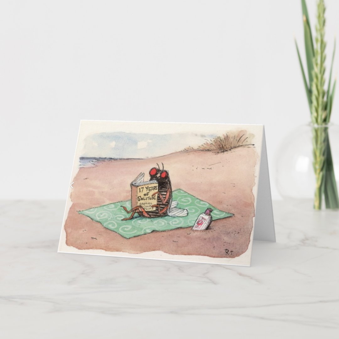 Cicada Card | Zazzle