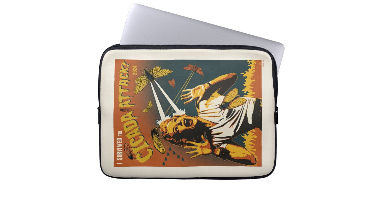 Cicada Screaming Lady 2024 Laptop Sleeve | Zazzle