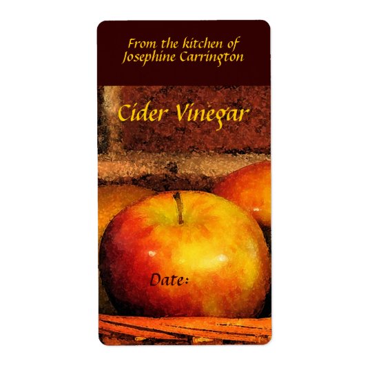 Cider Vinegar Labels | Zazzle.com