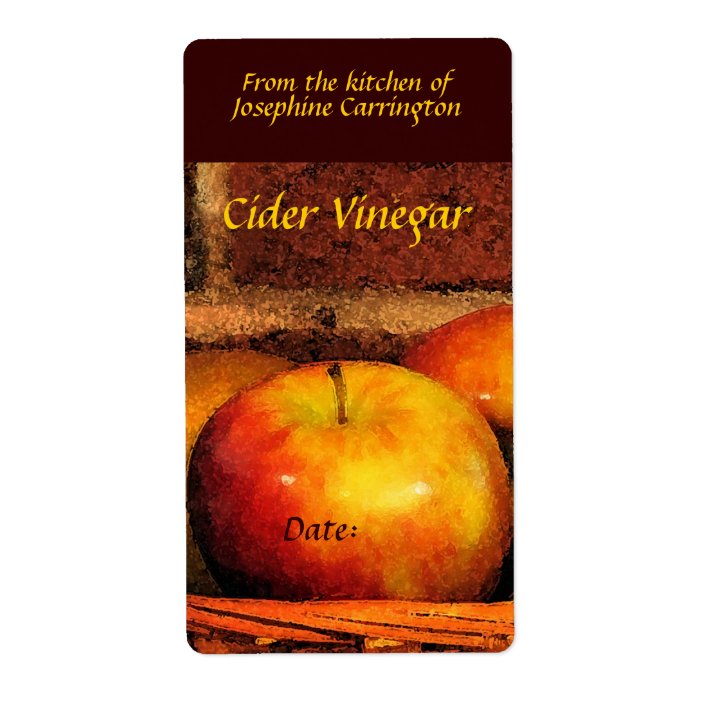 Cider Vinegar Labels | Zazzle.com