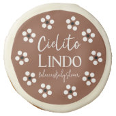 Cielito Lindo Talavera Mexican Fiesta Baby Shower Sugar Cookie | Zazzle