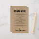 Cigar Menu | Zazzle