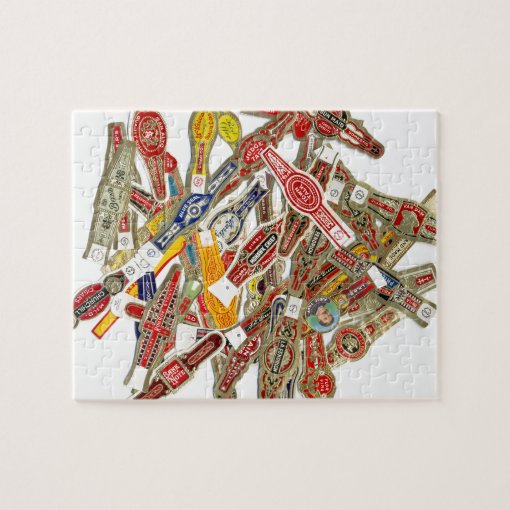 Cigar Ring Wrappers Jigsaw Puzzle | Zazzle