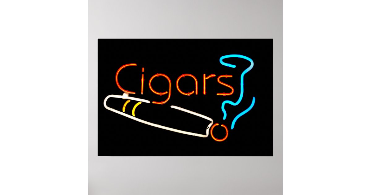Cigars Neon Sign | Zazzle