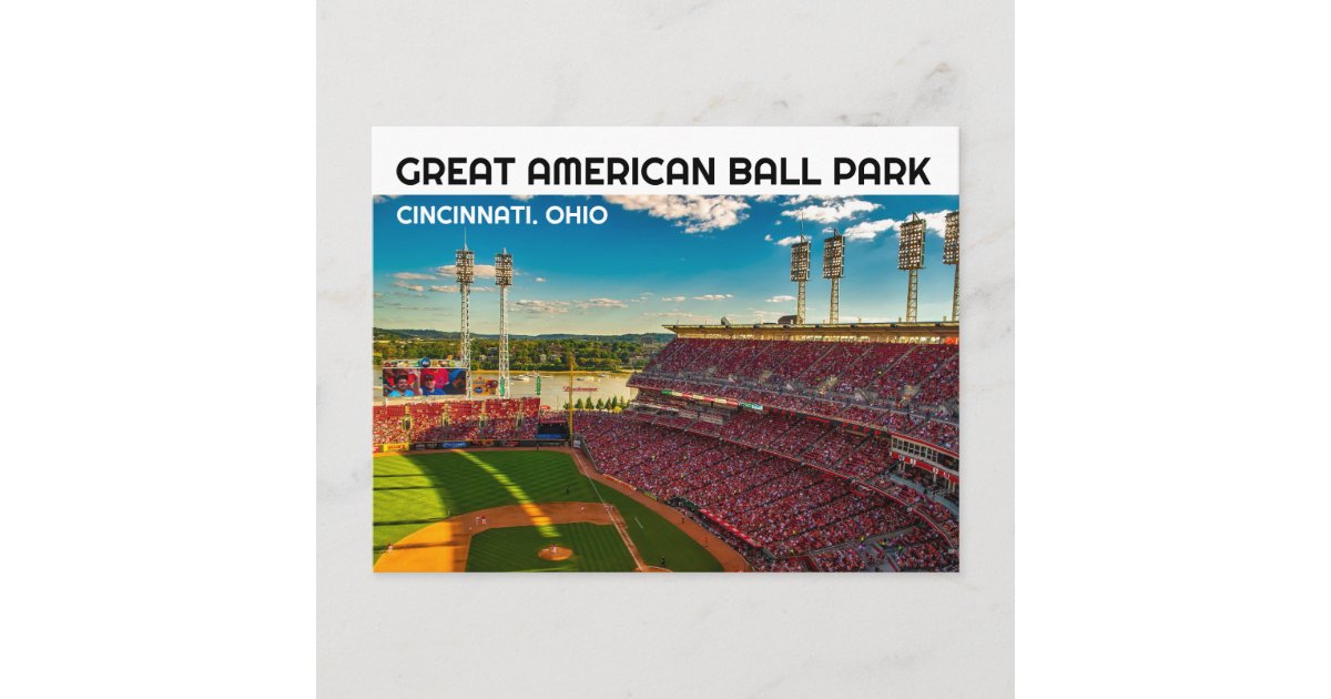 CINCINNATI BASEBALL STADIUM POSTCARDS | Zazzle