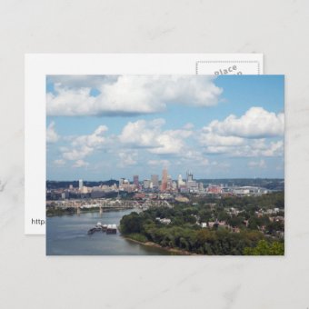 Cincinnati Cityscape Postcard | Zazzle