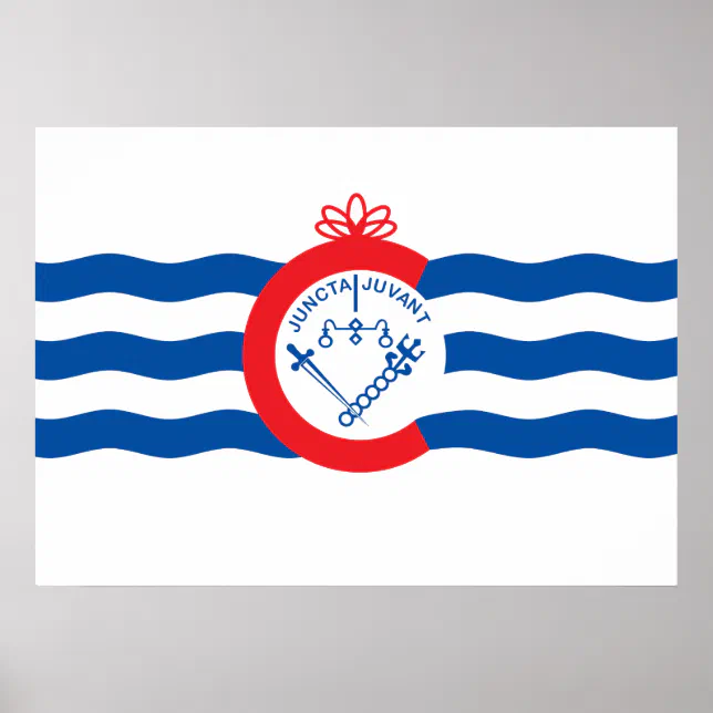 Cincinnati flag poster | Zazzle
