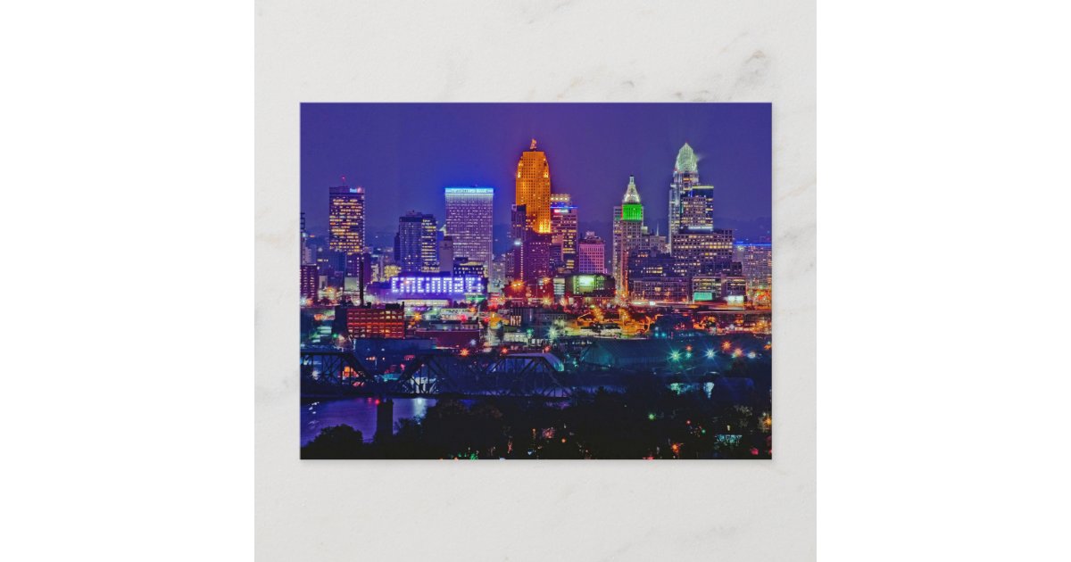 Cincinnati, Ohio, The Queen City Postcard | Zazzle